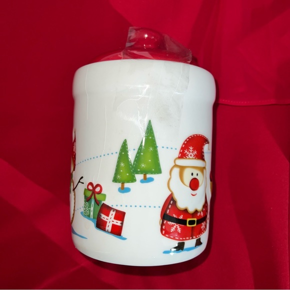 Dining | New Red Green Design Candy Jar With Lid | Poshmark